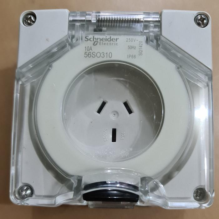 Jual Receptacle Socket Industrial Clipsal Schneider 56SO310 3pin 10A ...