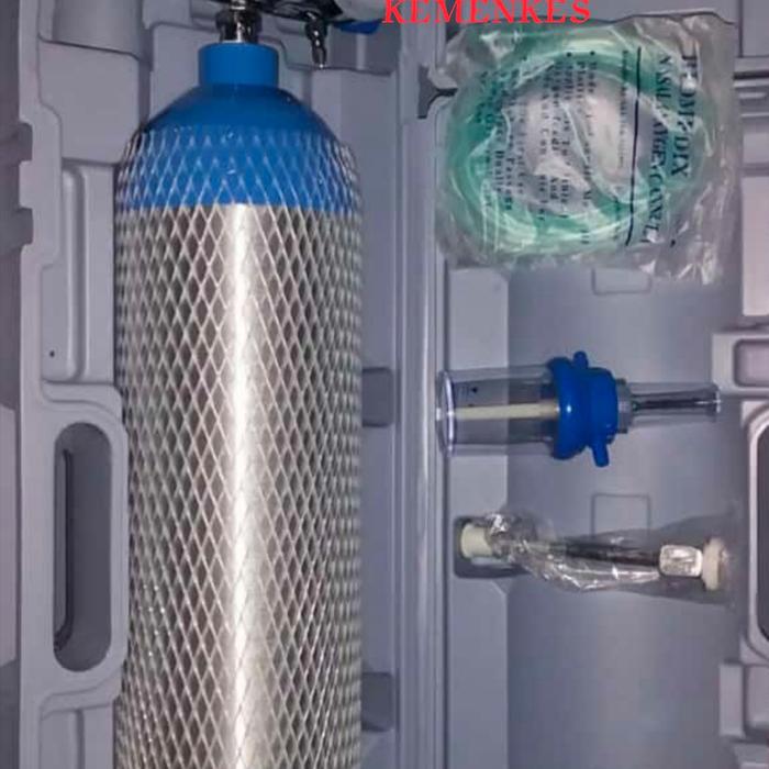 Jual Paket Lengkap Tabung oksigen portable aluminium-Alat pernapasan travel - Jakarta Utara ...