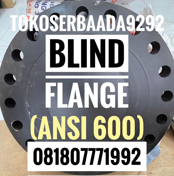 Jual Blind Flange 16" inch / DN400 ANSI 600 (Carbon Steel) ; Besi A105 ...