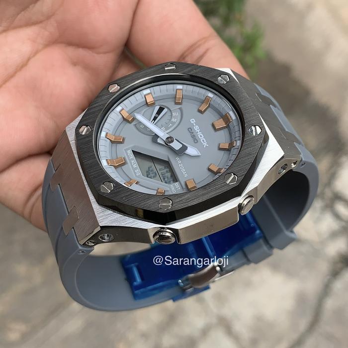Jual Gshock Casioak Original & Garansi Custom Rose Dial Gold - Jakarta ...