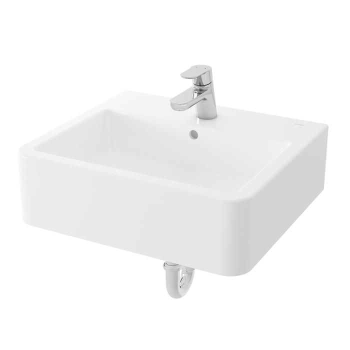 Promo TOTO Wall Hung Lavatory 1 Tap Hole / Wastafel LW644CJ - BODY ONLY ...