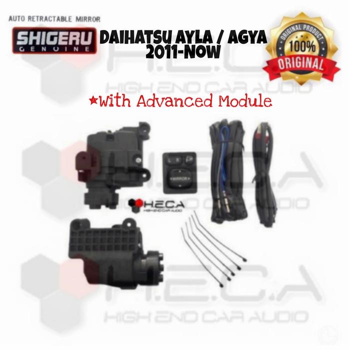 Jual Spion Lipat Elektrik SHIGERU Mobil Auto Retract AYLA AGYA + Module ...