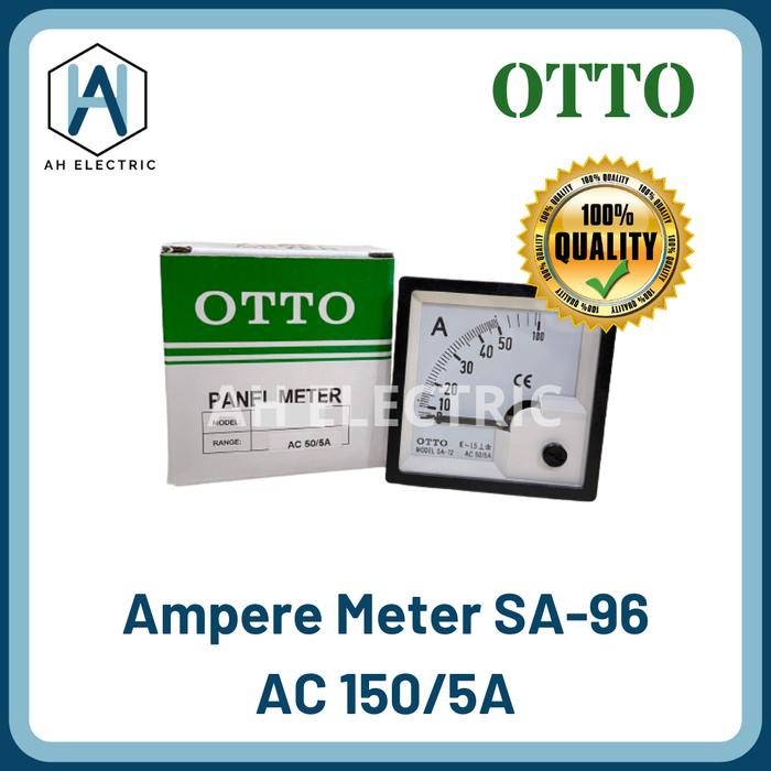 Jual OTTO Amper Meter 150A SA-96 SA96 | Ampere Meter Panel Meter - Kota ...