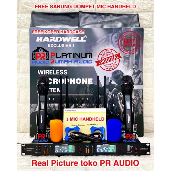 Jual Mic Wireless HARDWELL EXCLUSIVE 1 / EXCLUSIVE1 ORIGINAL 2 Mic ...