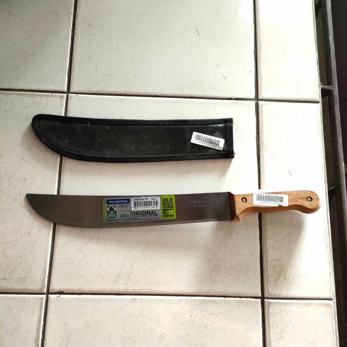 Jual GOLOK TRAMONTINA ORIGINAL made in BRAZIL/GOLOK SURVIVAL - PLUS ...
