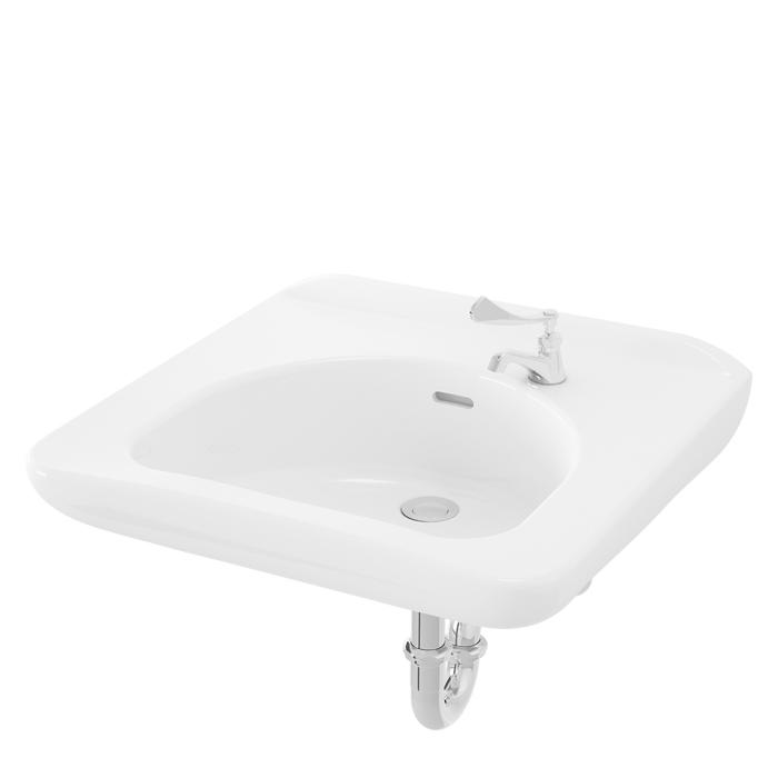Promo TOTO Wall Hung Lavatory 1 Tap Hole / Wastafel LW103JT1 - COMPLETE ...