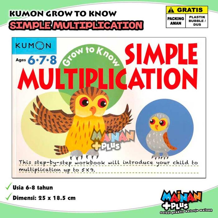 Promo Buku Kumon Grow to Know Buku Aktivitas Anak - Simple ...