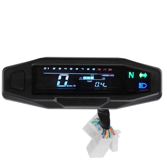 Jual Motoqueen Speedometer Digital Motor Odometer With Sensor - Mq926 ...
