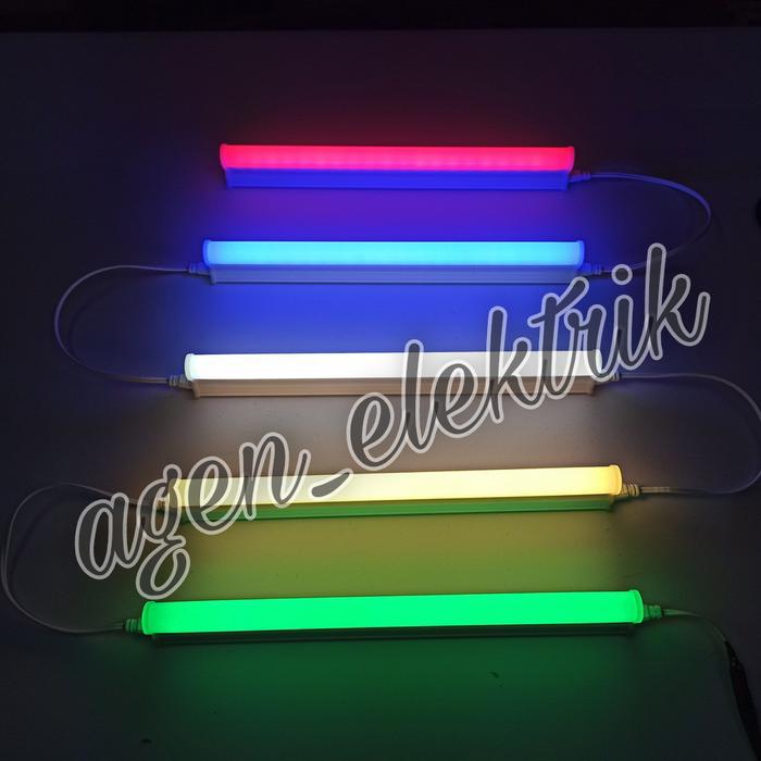 Jual LAMPU TL NEON T5 LED 20W 120CM TUBE WARNA WARNI - Merah, T5 18 ...