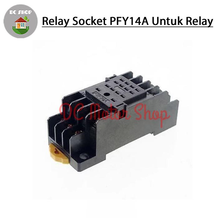 Jual Relay Socket PYF14A 14 PIN Relay MY4 MY4N 14Pin - Jakarta Pusat - DC Motor Shop | Tokopedia