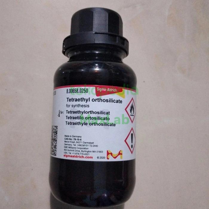 Jual Tetraetil ortosilikat, Tetraethyl orthosilicate (TEOS), Merck, 250 ...