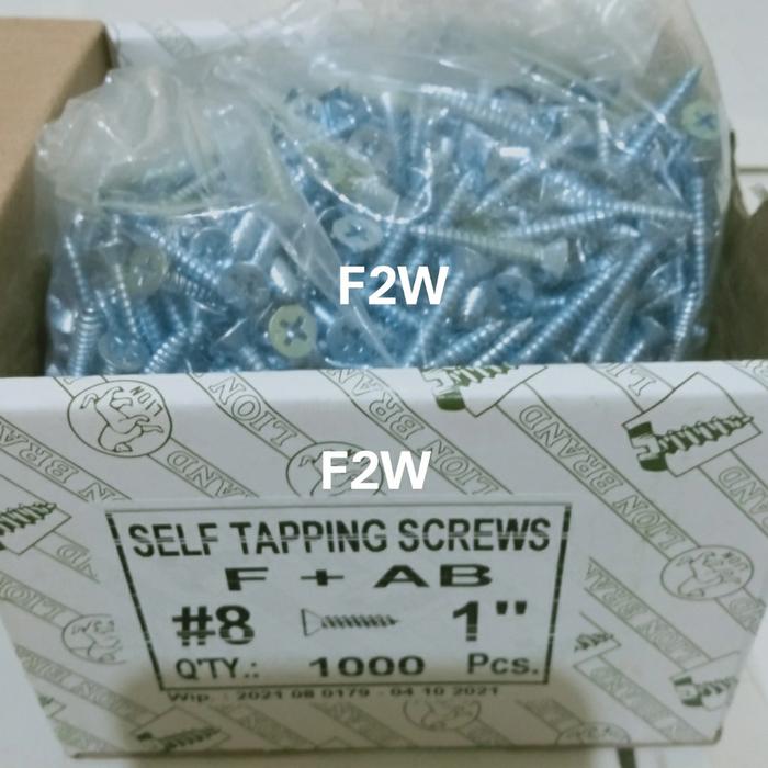 Promo SEKRUP TAPPING FAB 8X1" MOON LION SKRUP TAPPING SCREW ALUMINIUM ...