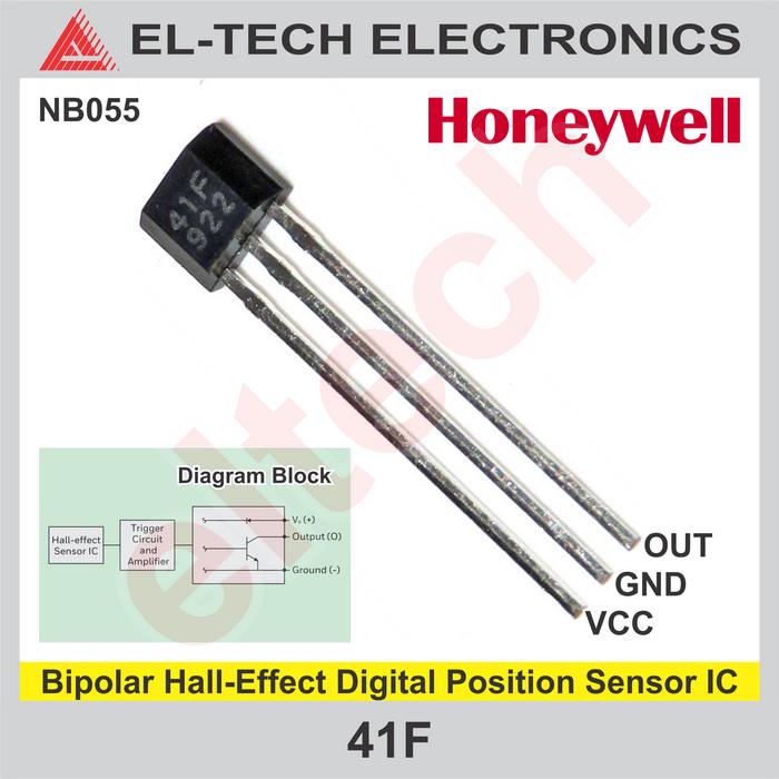 Jual A3144 A 3144 Hall Effect Sensor Detektor Detector Medan Magnet ...