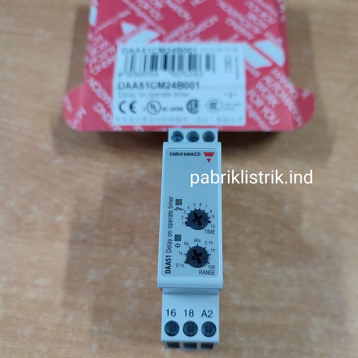 Jual Delay On Timer DAA51 DAA51CM24 DAA51CM24B001 Carlo Gavazzi original - Jakarta Utara ...