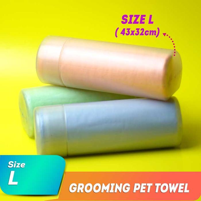 Jual Grooming PET Towel Travel Absorbant YAOU - Handuk Anjing/Kucing ...
