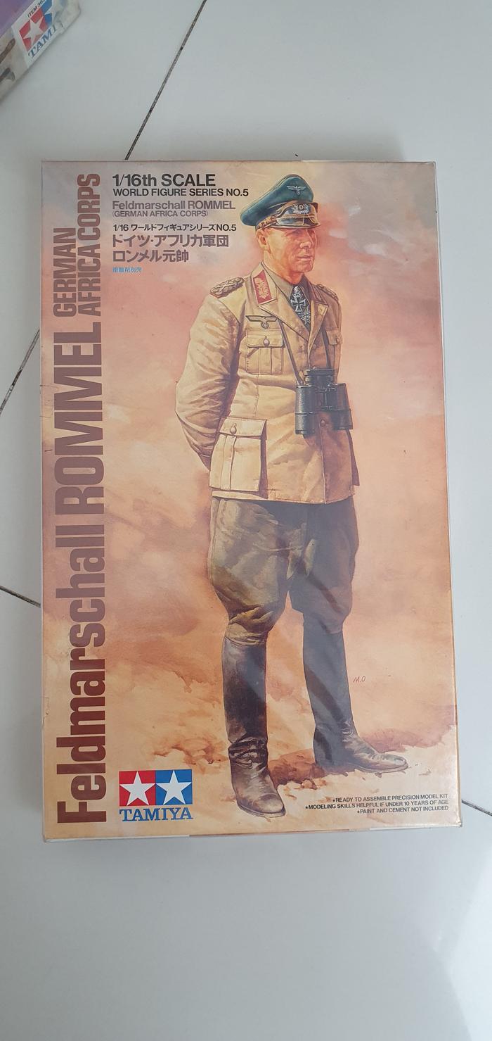 Jual Tamiya 300036305 1: 16 WWII Figure Feldmarschall Rommel Africa ...