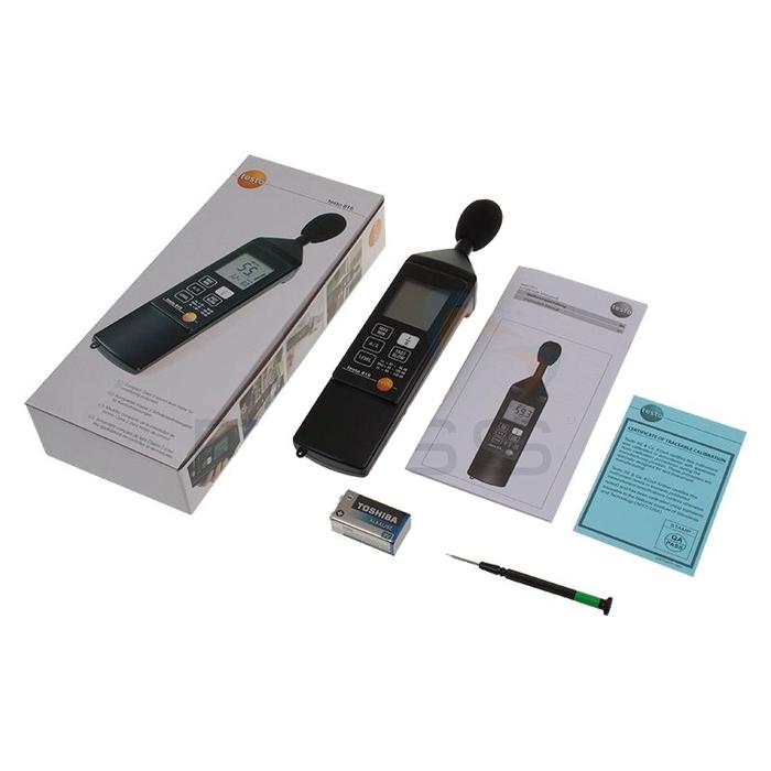Jual Testo 815 Sound Level Meter dilengkapi dengan Certificate ...