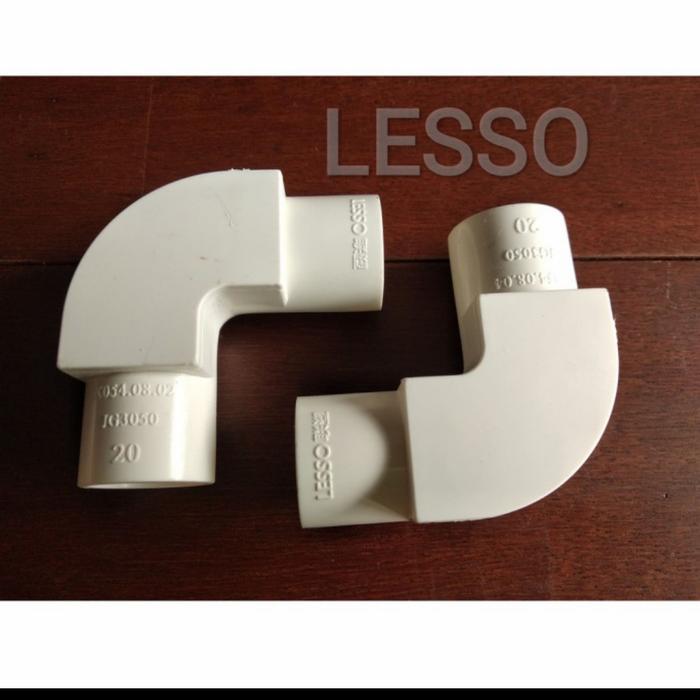 Jual Elbow pipa conduit 25 mm / Knee pipa listrik 25mm Lesso - Jakarta ...