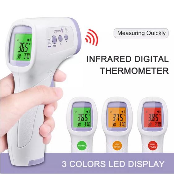 Jual thermogun termogun termometer infrared non kontak thermometer ...