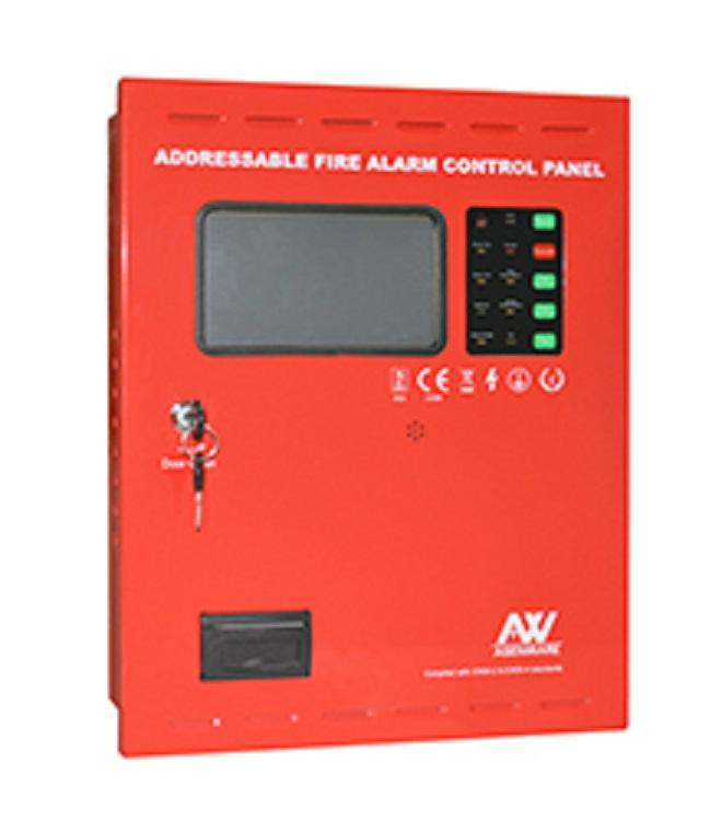 Jual 2 loop Panel fire alarm MCFA Semi Addressable ASENWARE 500 address ...