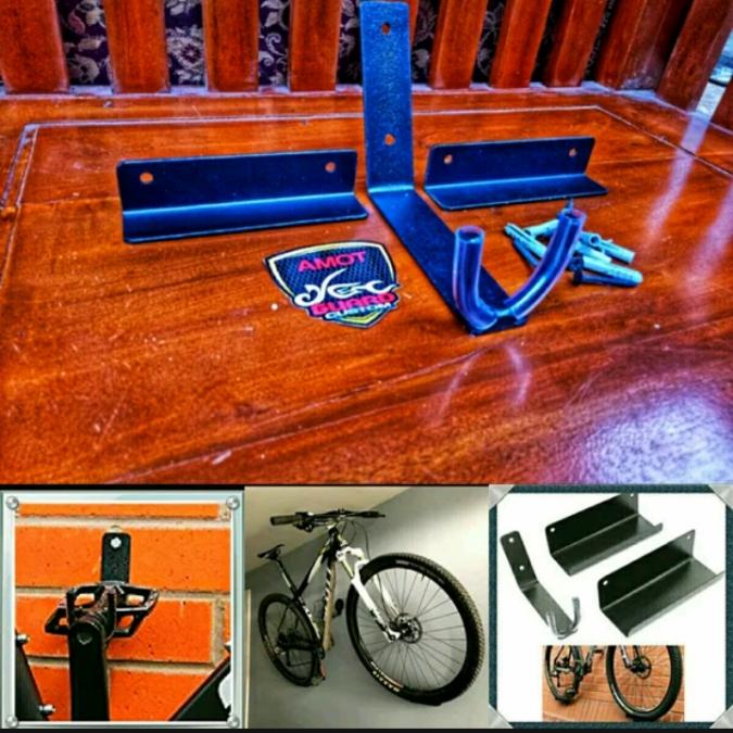 Jual gantungan sepeda dinding, gantungan sepeda dinding pedal hanger ...