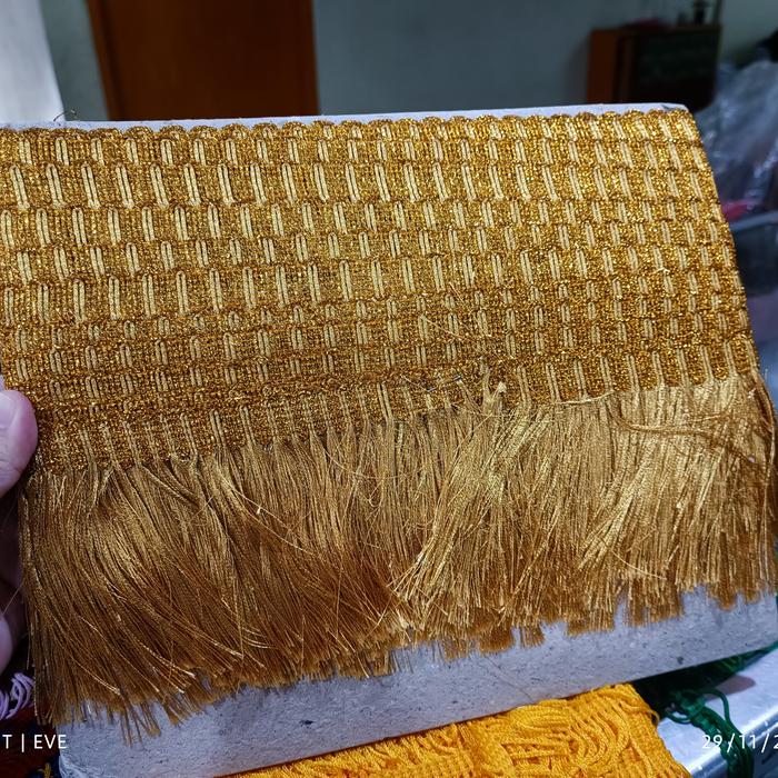 Jual rumbai panjang emas perak renda meteran - Gold, meteran - Kota ...