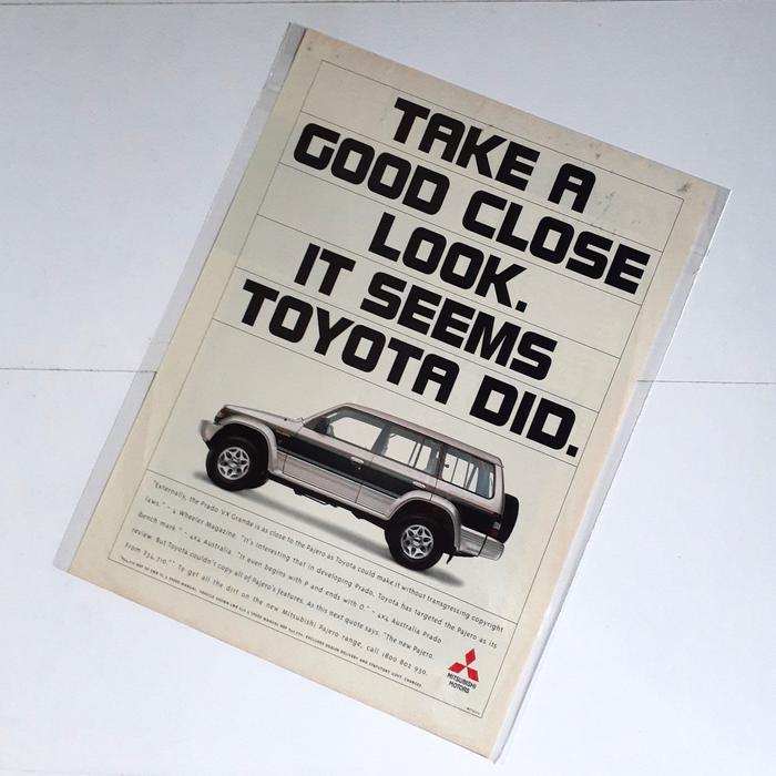 Jual Iklan jadul mobil Toyota DID - Kota Malang - Kertas Abc | Tokopedia