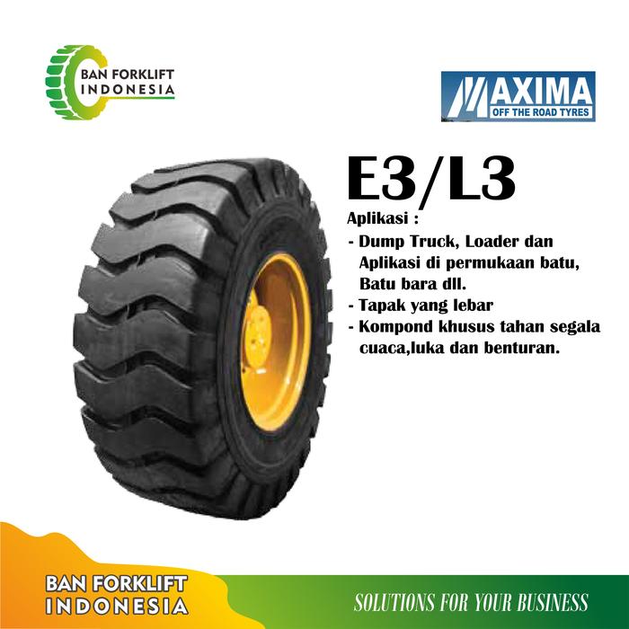 Jual Ban Loader 23.5-25 24PR E3 / L3 Maxima HD (Heavy Duty) (SET) - Kab ...