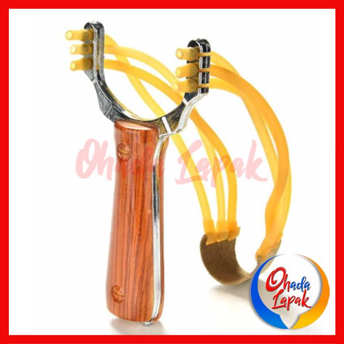Promo Ketapel Aluminium Katapel Besi Berburu Slingshot Catapult ...
