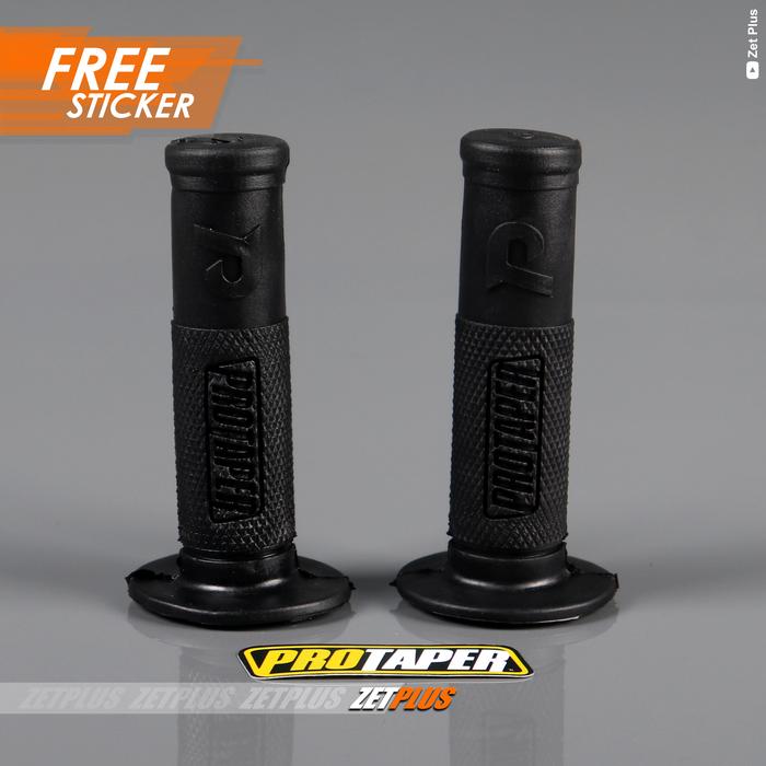 Jual HANDLE GRIP PROTAPER /Hand grip black/karet stang motor atv ...