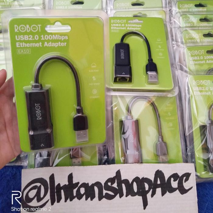 Jual ROBOT EA10 USB Ethernet Adapter USB 2.0 to RJ45 LAN Nintendo ...
