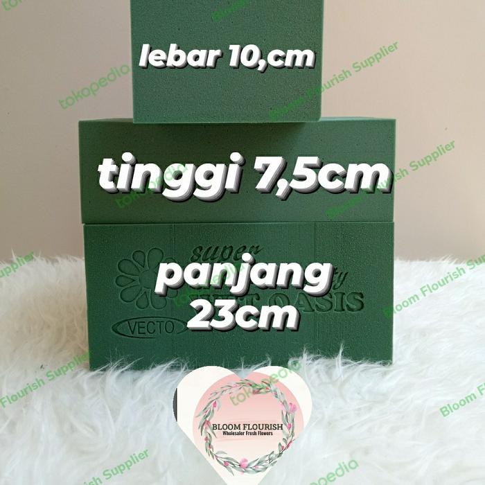 Jual oasis floral foam basah bunga potong tangerang fresh flower in ...