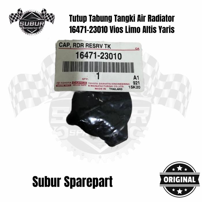 Jual Tutup Tabung Tangki Air Radiator 16471-23010 Vios,Limo,Altis,Yaris ...