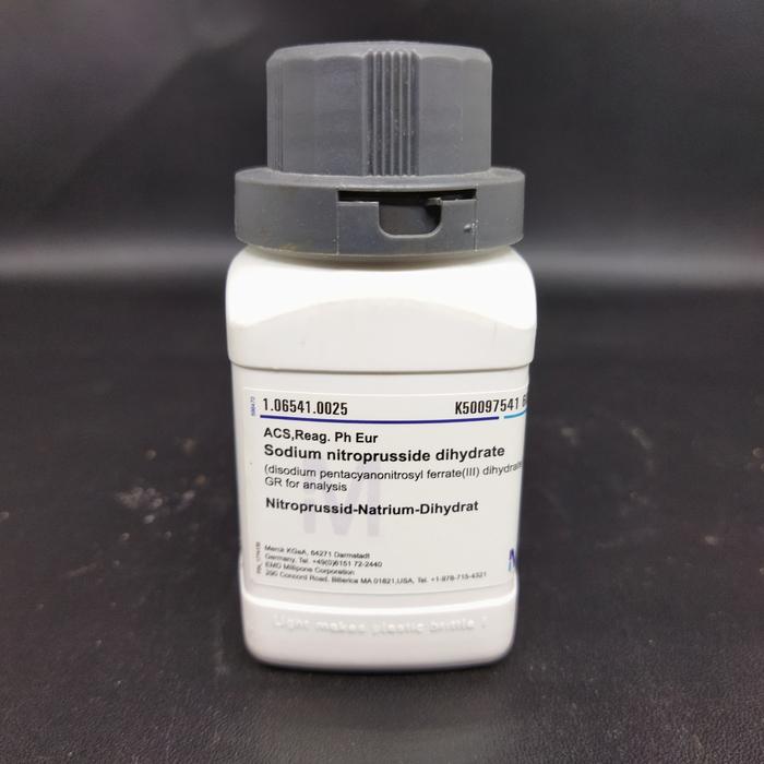 Jual Sodium Nitroprusside Dihydrate 25gr Merck 106541 Natrium ...