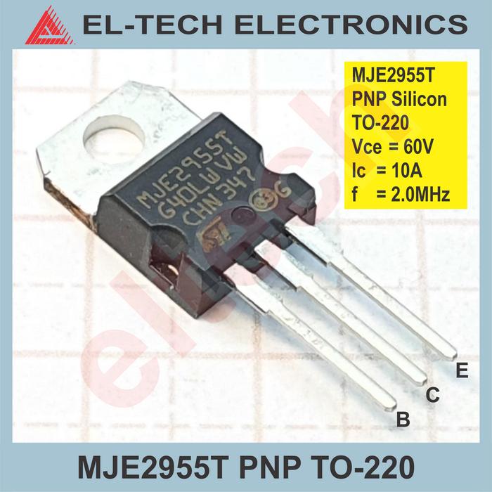 Jual MJE2955T MJE 2955T MJE3055 MJE 3055 Power Transistor PNP TO-220 ...