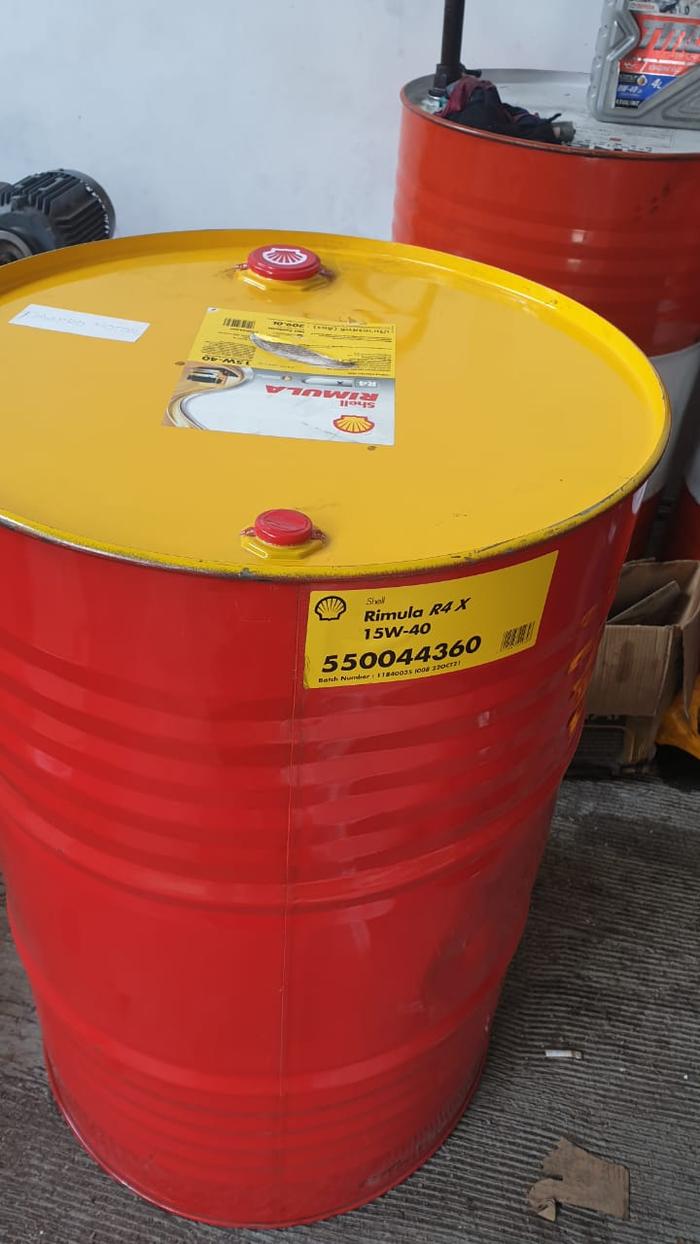 Jual Oli Mobil Diesel Shell Rimula R4X 15W-40 1 Liter (Drum) Original ...