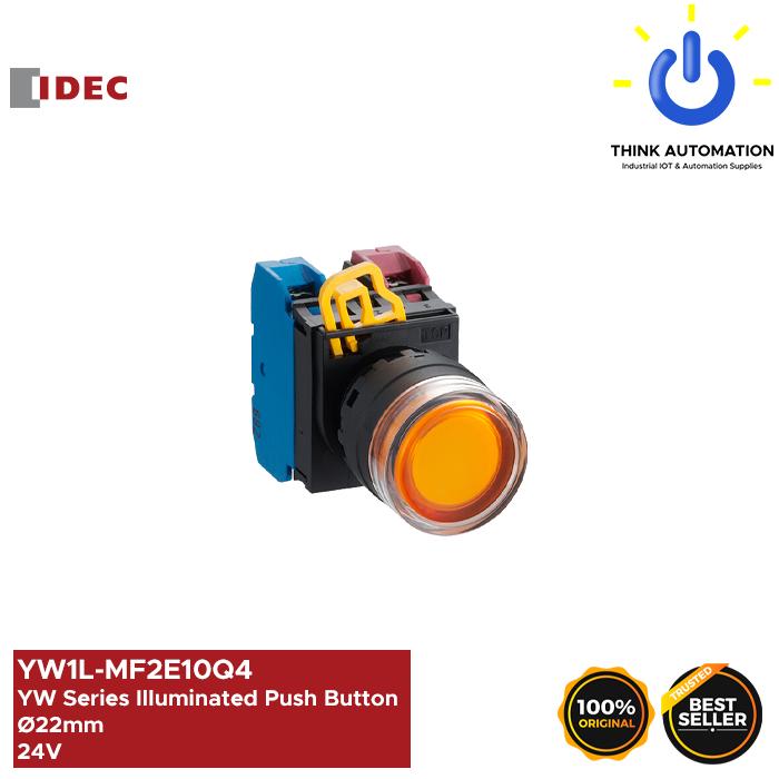 Jual Pushbuttons Lampu 24V IDEC YW1L-MF2E10Q4 - Red, 220VAC - Kab ...