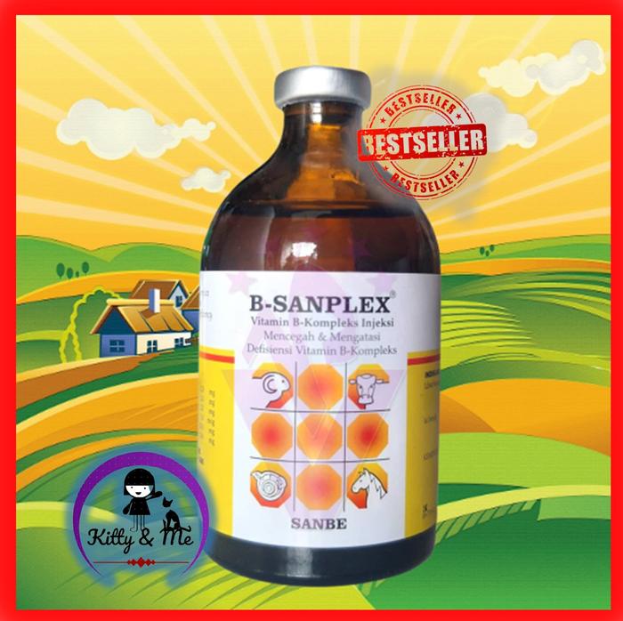 Jual B SANPLEX 100 ml - Vitamin B kompleks Hewan Ternak Tambah Nafsu ...