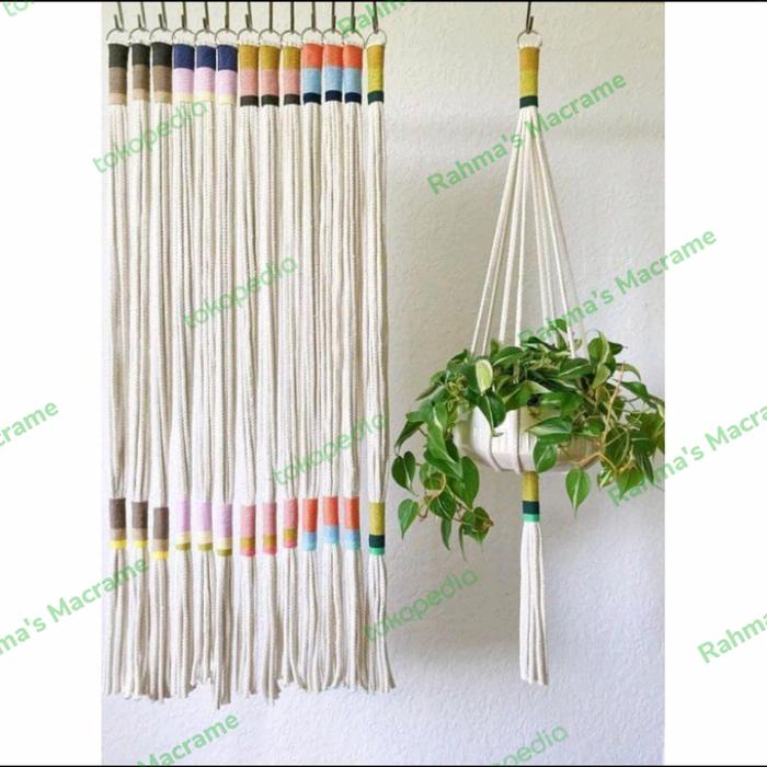 Jual Tali gantungan pot bunga makrame - Kab. Sleman - Rahma's Macrame ...