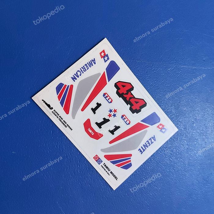 Jual Tamiya Custom Sticker Decal Azente Vinyl By Tamiu Kab Sidoarjo