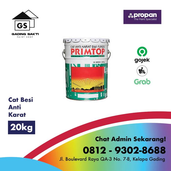 Jual Propan Primtop 20KG / Cat Besi Anti Karat - Jakarta Utara - Gading ...