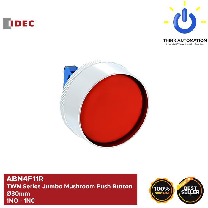 Jual Push Button Jumbo Mushroom 30MM IDEC ABN-4F11-R - Kab. Bekasi - Think Automation | Tokopedia