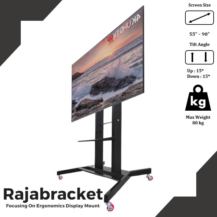 Promo Bracket TV Standing 55 60 65 70 75 80 85 90 inch, Super Solid ...