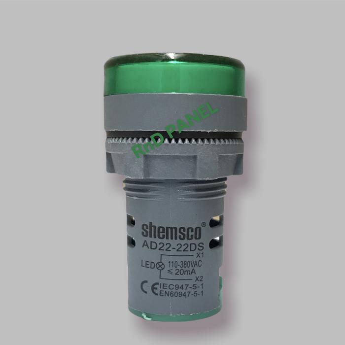 Jual PILOT LAMP SHEMSCO LED 22MM 110-380VAC - Jakarta Barat - RnD PANEL ...
