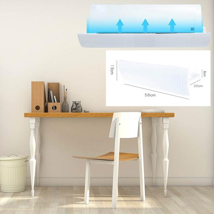 Jual Talang Ac / Penahan Angin Ac / Cover Angin / Ac Reflektor Putih Di ...