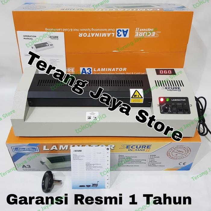 Jual Mesin Laminating Secure Instant II Mesin Laminating A3 Laminator ...