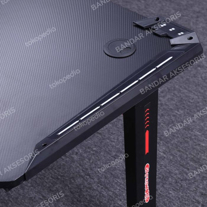 Jual Motospeed Ergonomic Gaming Computer Table Cool Gamer T Shape Rgb ...