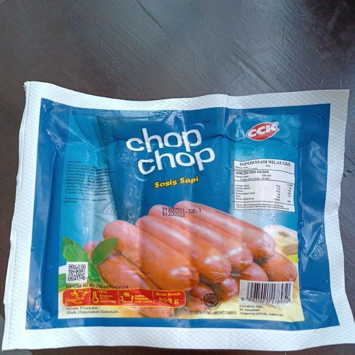 Jual CHOP CHOP Sosis Sapi Bakar 500g - Kota Surabaya - Rifara Frozen ...