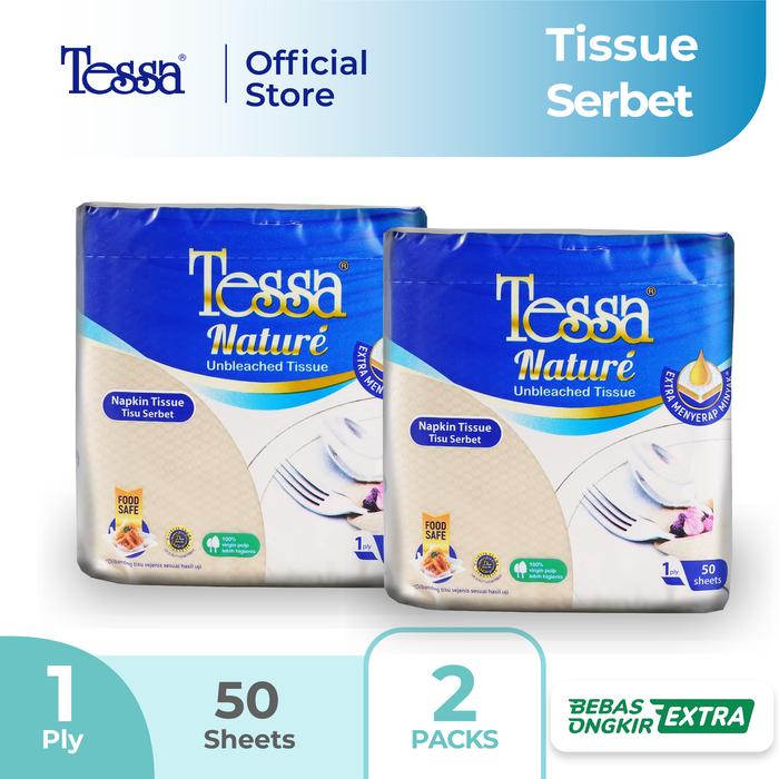 Promo Tissue Tessa - Nature Nap Lunch 50s 1p - Twin Pack - - Tissue ...