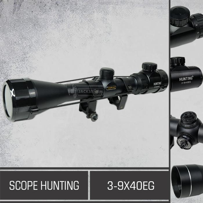 Jual Tele Scope Hunting 3-9X40EG Optical Optik Sengin Berburu - Kab ...